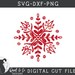 Scandinavian Snowflake SVG, Snowflake Cut File, Christmas Sign Svg ...