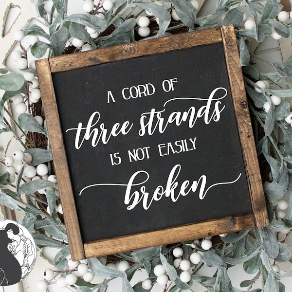 Three Strands Svg - Etsy