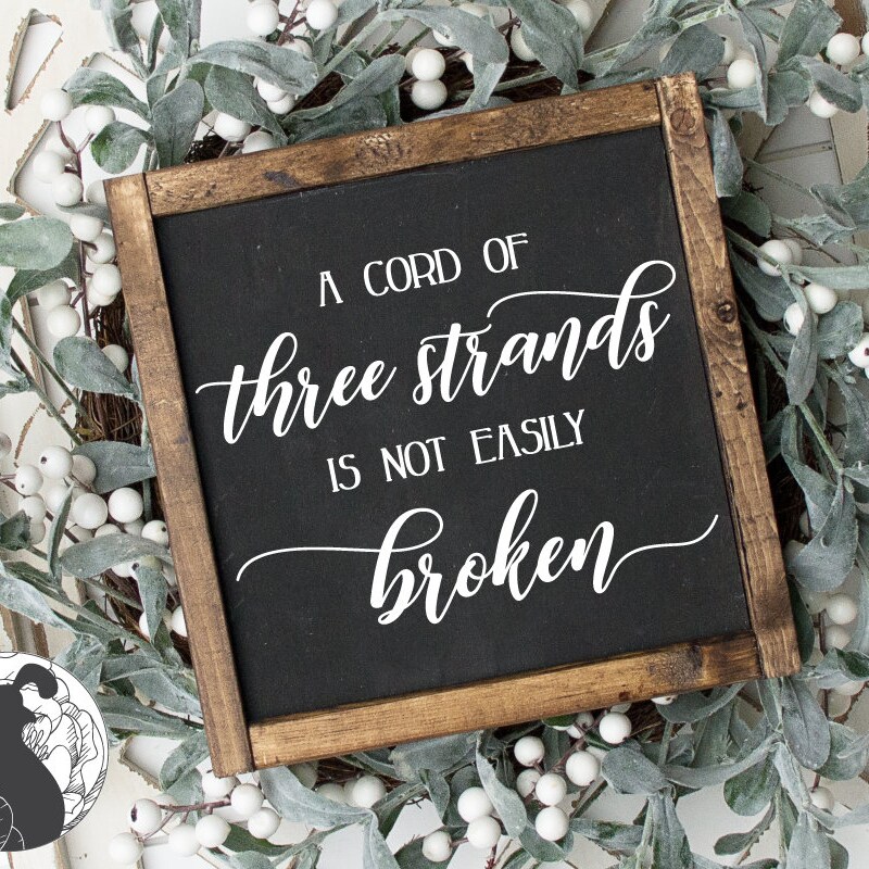 Three Strands Svg - Etsy