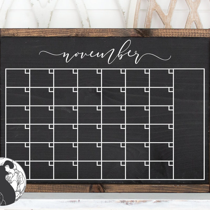 Vinyl Calendar - Etsy