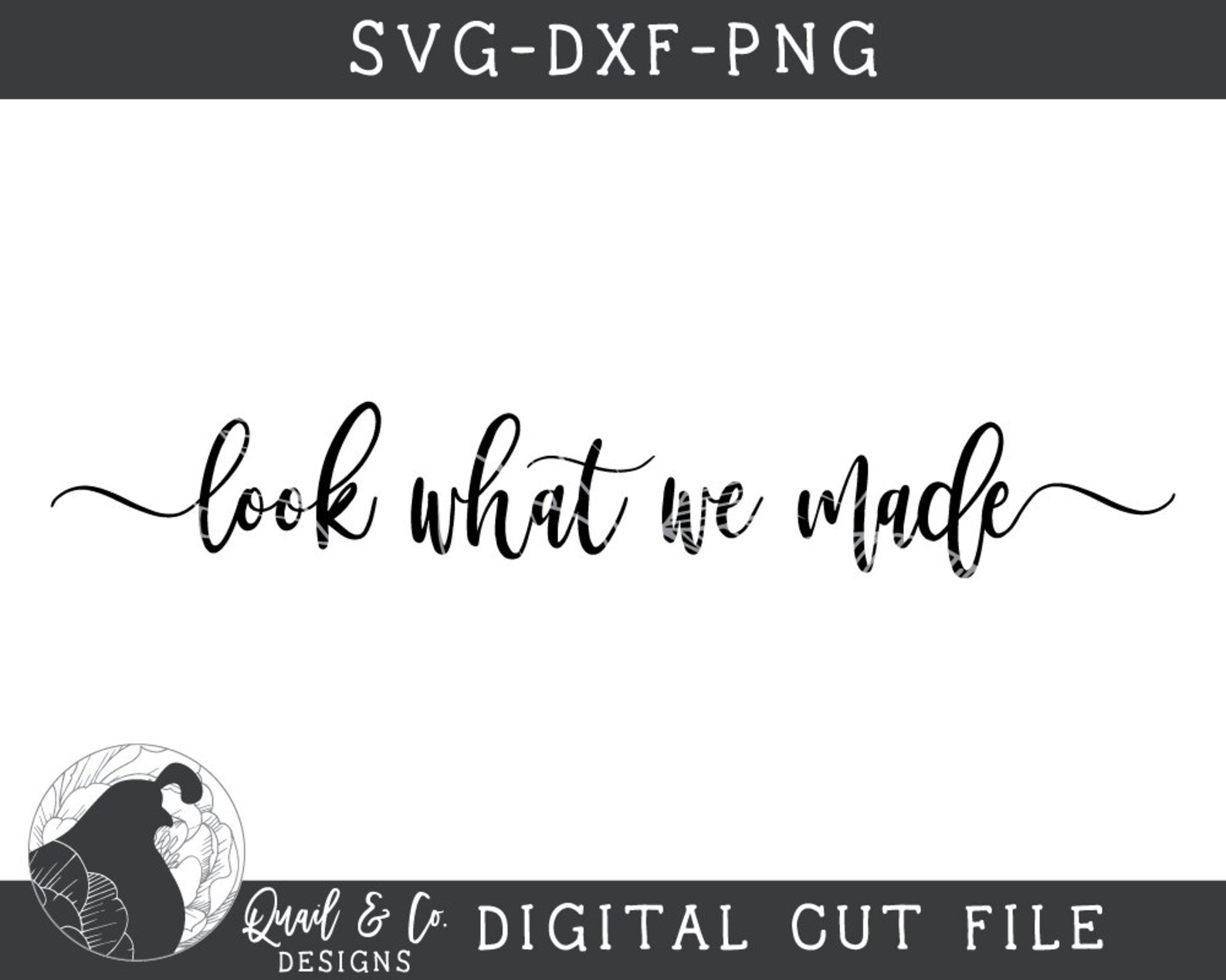 Look What We Made SVG: Art Display Cut File (digital Download) - Etsy
