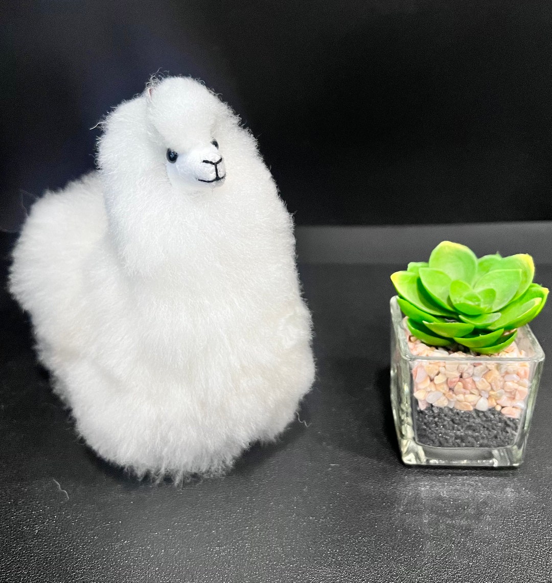 Peruvian Handmade 100% Baby Alpaca Fur Plush Very Soft and Cute Alpaca ...