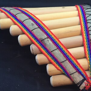 Amazing Handmade Peruvian Curve Chill Pan Flute 13 Pipes Native - Etsy