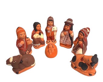 Peruvian Nativity Set - Etsy