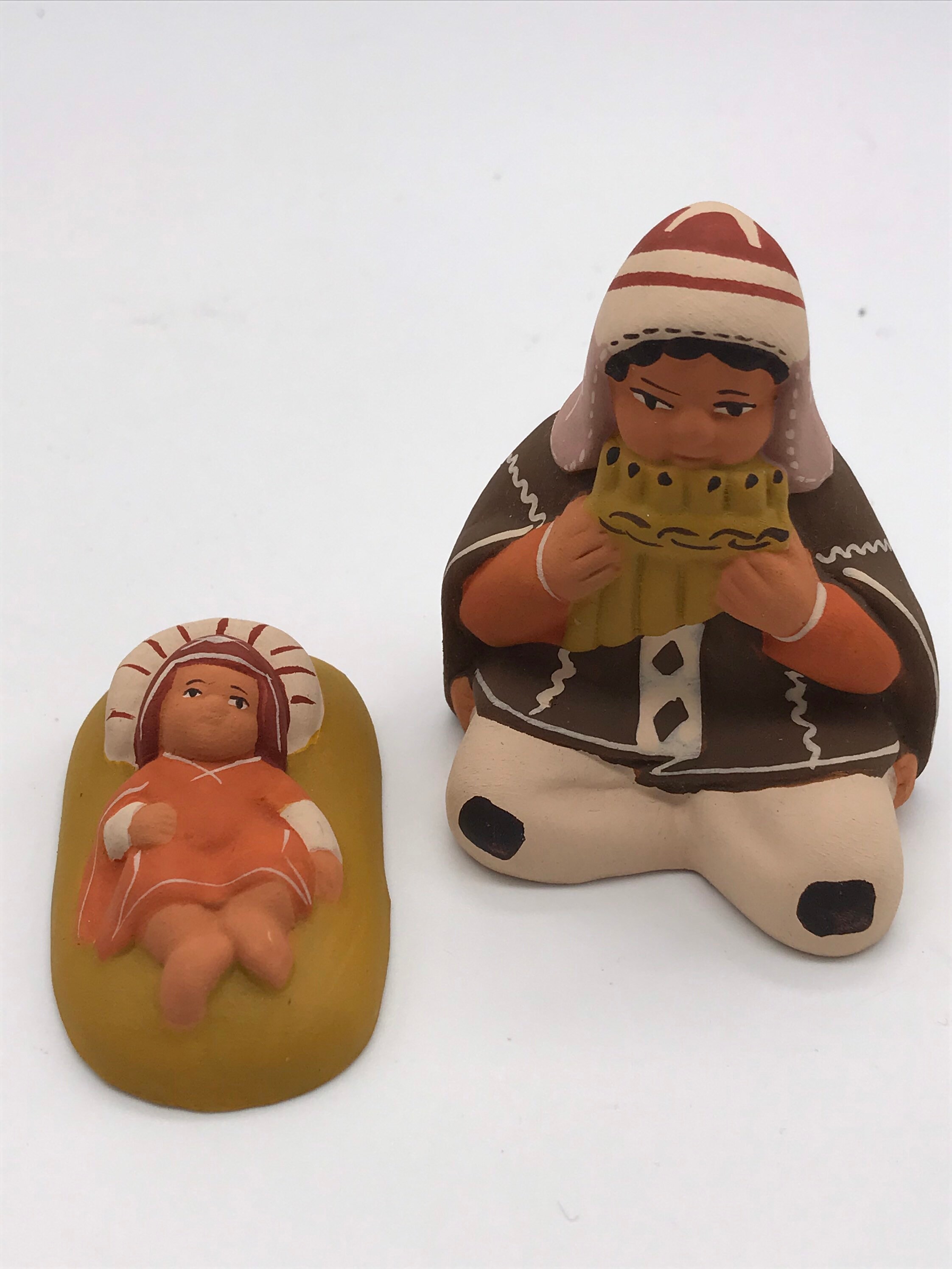 Peruvian Handmade Pottery Nativity Set 8 Christmas Decor Clay - Etsy