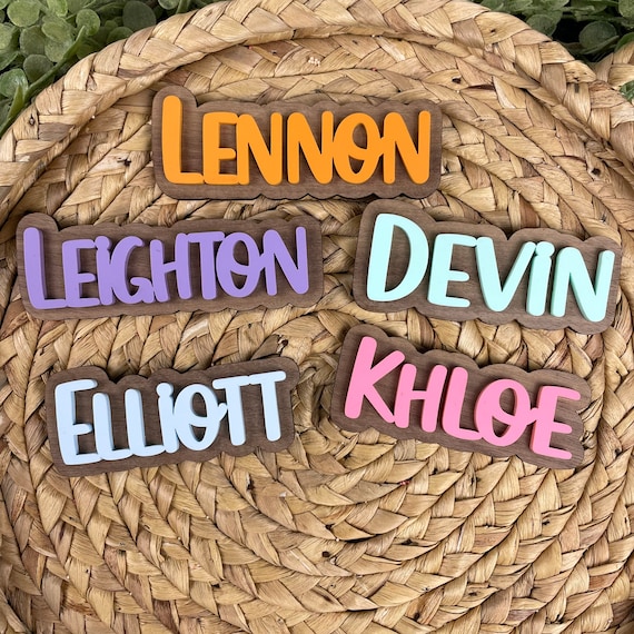 Personalized Name Magnets Fridge Magnet Locker Magnet Kids | Etsy