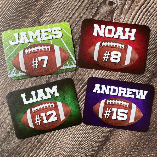Custom Football Locker Magnets - Etsy