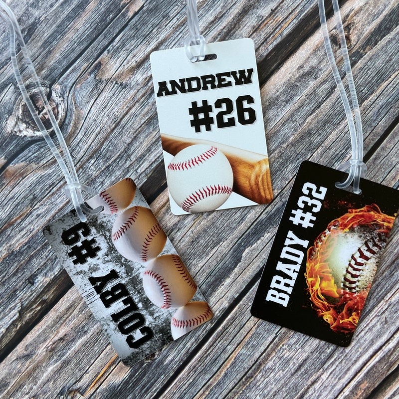 Baseball Bag Tag - Etsy