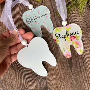 Dental Personalized Tooth Ornament, Dental Hygienist, Assistant ...