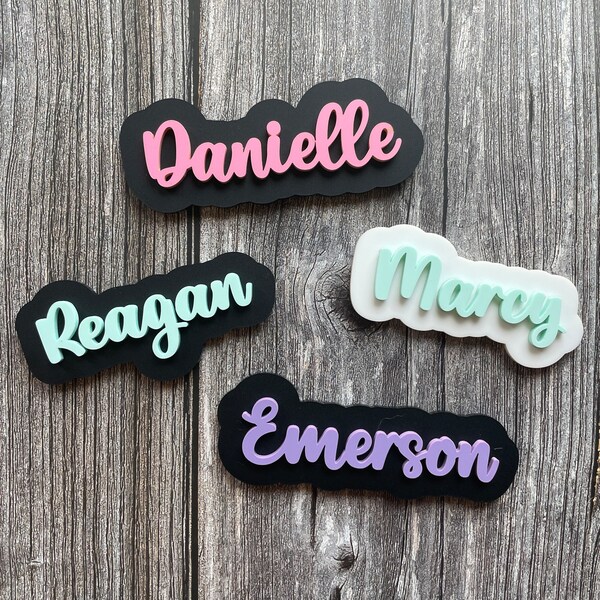 Personalized Locker Name Plates - Etsy