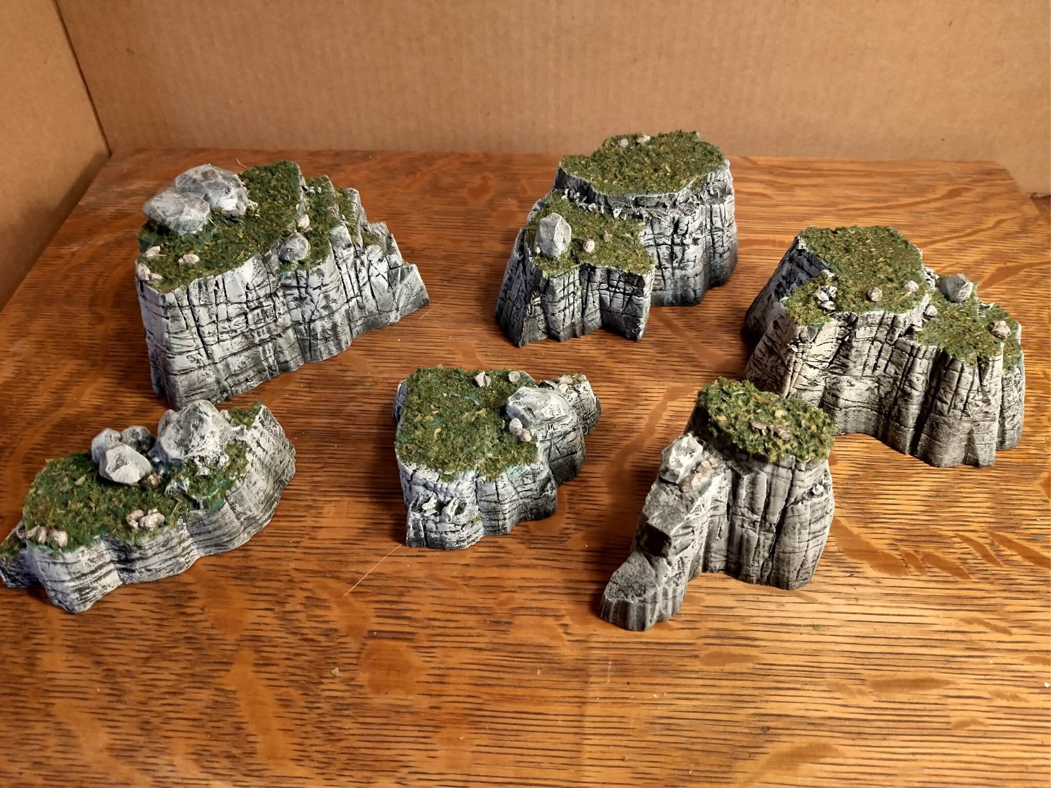 Terrain Set of 6 -highly Detailed-hills - Etsy