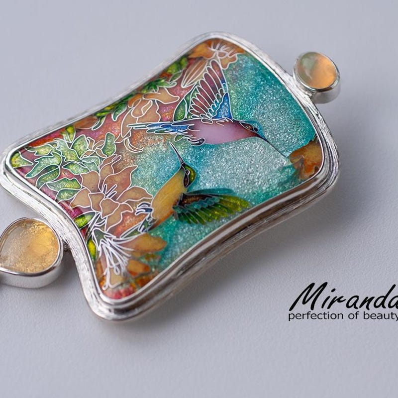 Cloisonne Jewelry - Etsy