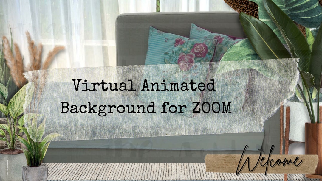 Relaxing Room| Zoom Backdrop | Animated Background| Virtual Backdrop - Etsy
