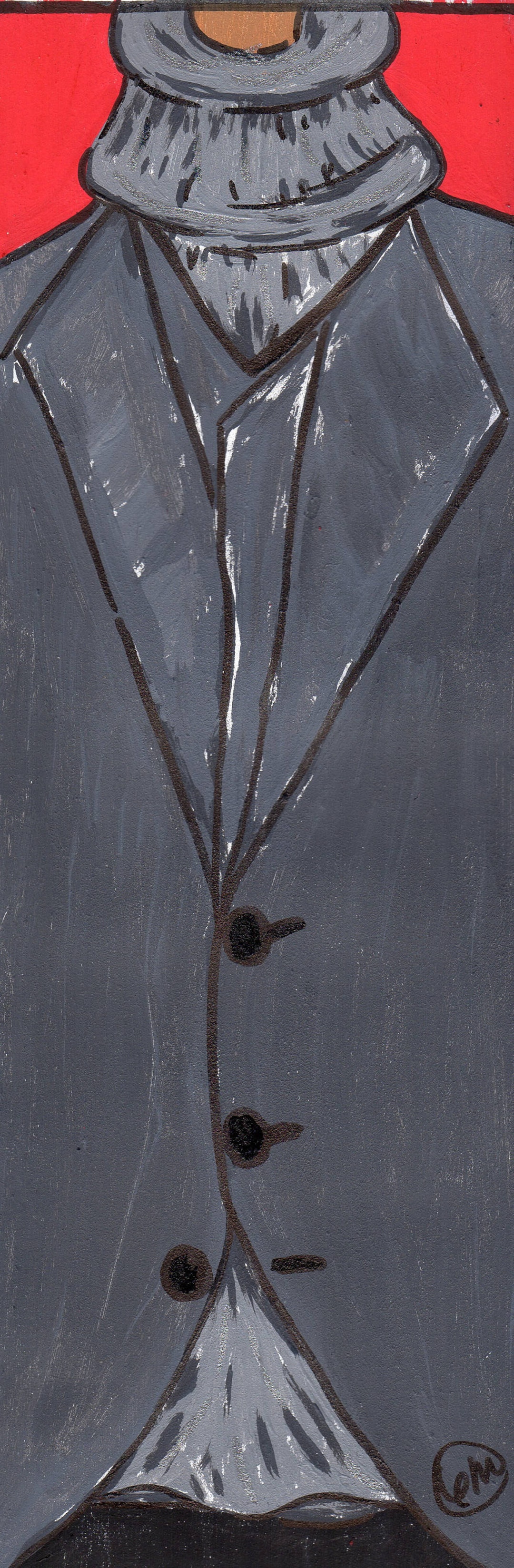 Bookmark Black Men/guys Bookmark/ Guys Hand Painted Bookmark/laminated ...