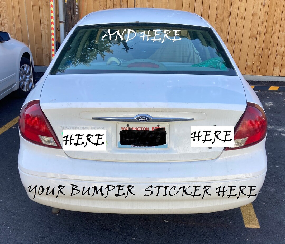 Custom Car Decal - Etsy