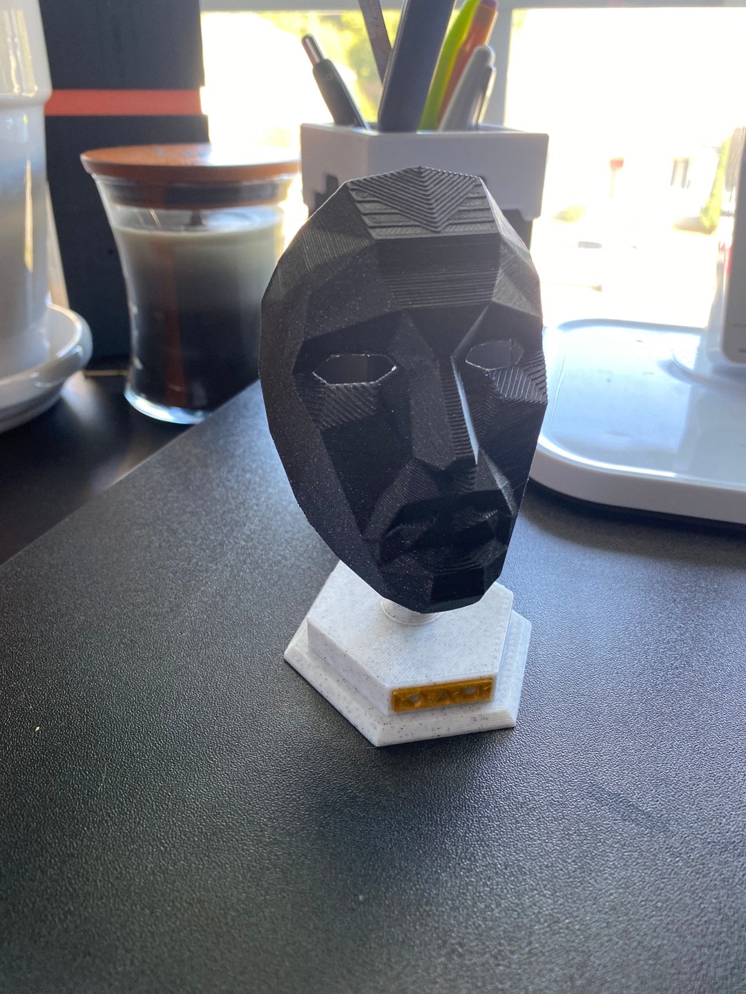 Geometric Mask Model Desk Decor - Etsy