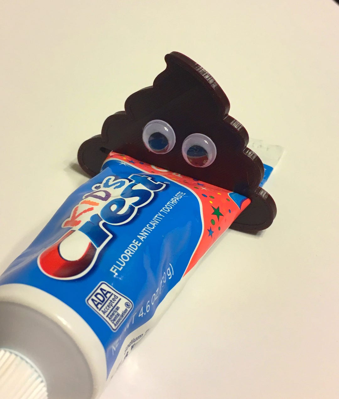 Poop Emoji Tooth Paste Tube Squeezer - Etsy