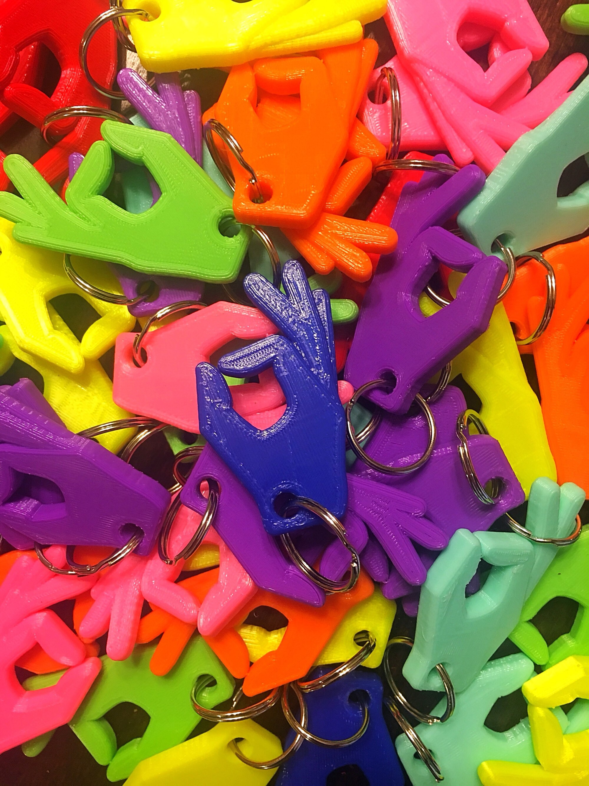 Finger Circle Game Key Chain - Etsy