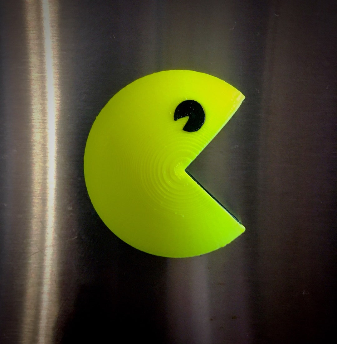 Vintage Arcade Pac-man Inspired Magnet - Etsy