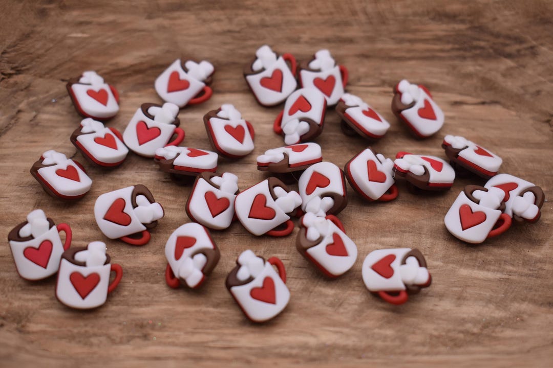 Lot of Hot Cocoa Buttons Craft Buttons - Etsy