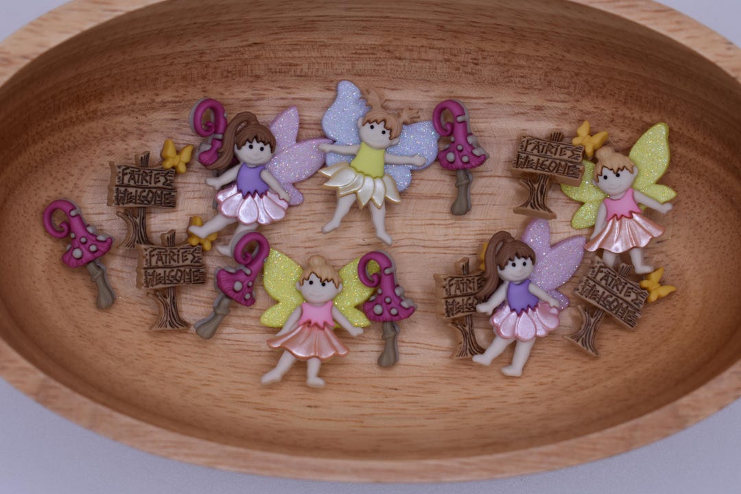 Fairy Set of 15 Lot of Buttons Craft Buttons - Etsy