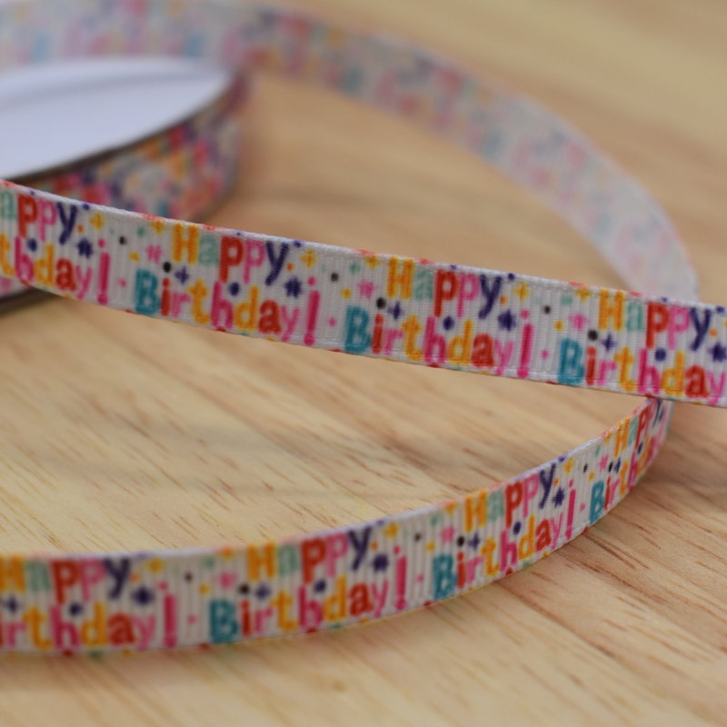 Happy Birthday Ribbon - Etsy
