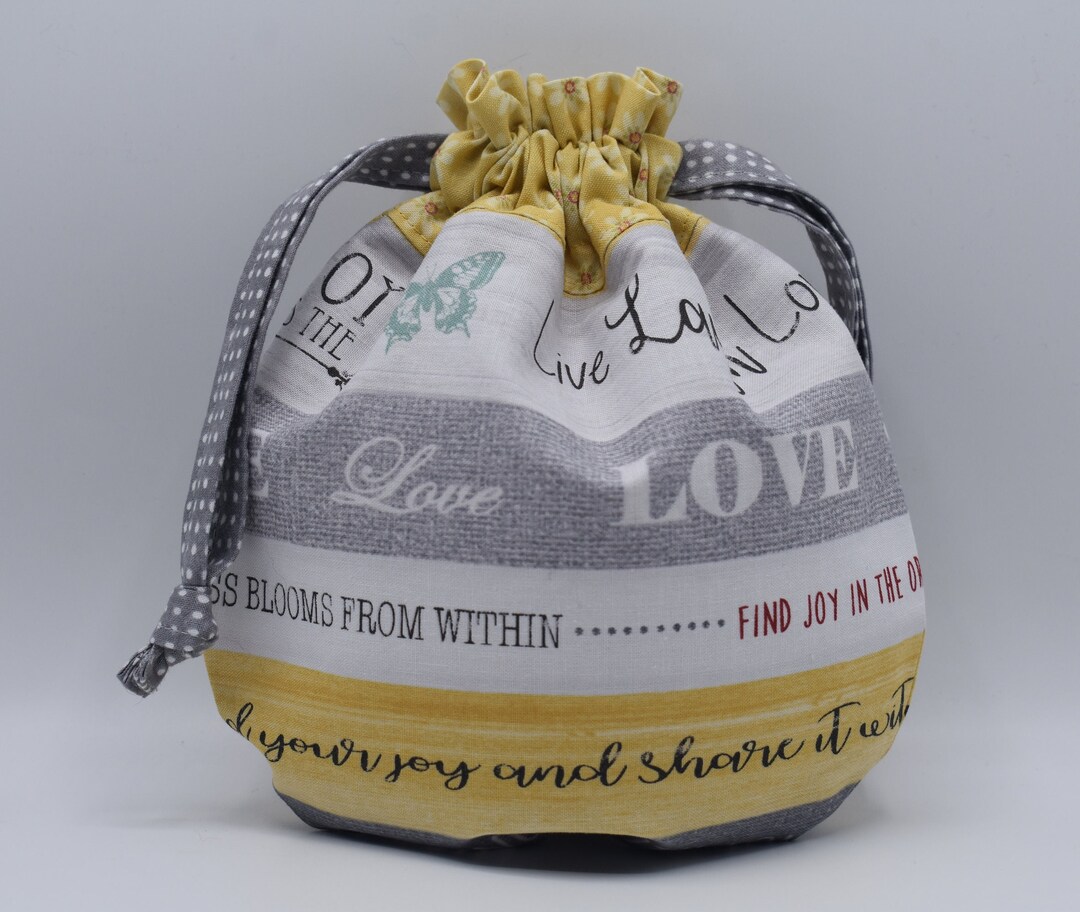 Stitches Small Drawstring Ditty Bag - Etsy