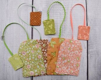 Green Tea Bag Leather Bookmark - Etsy