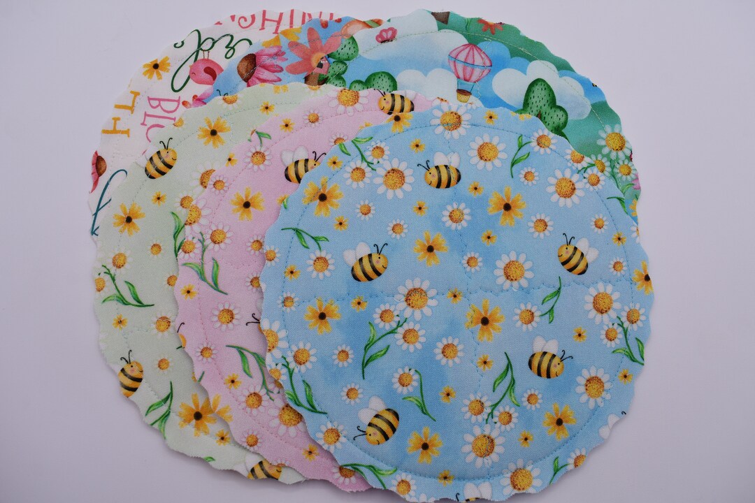 Summertime Fabric Candle Mat Candle Mat Candle Trivet - Etsy