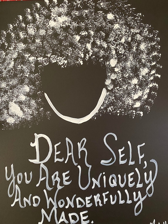 Dear Self You Are Uniquely and Wonderfully Made. - Etsy