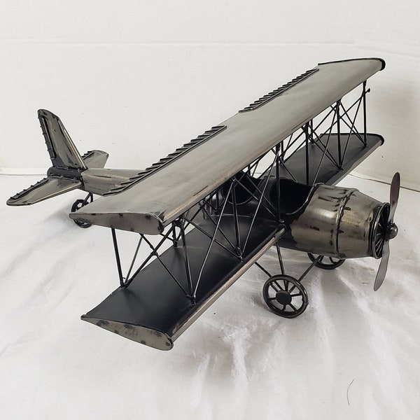 Biplane Metal Decor - Etsy