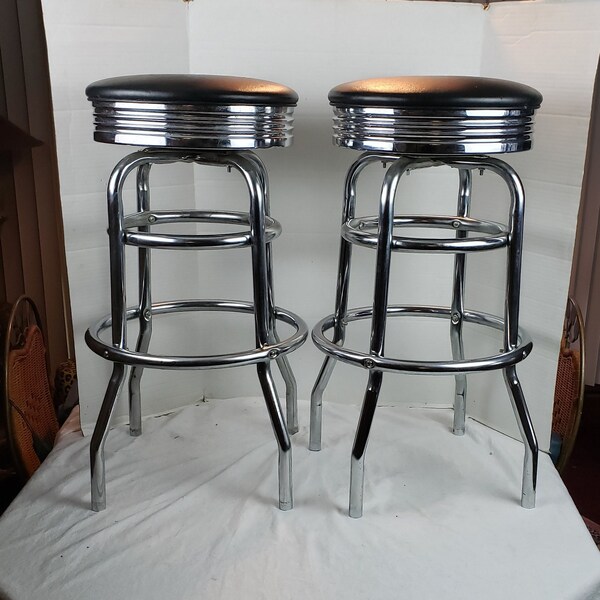 Retro Bar Stools - Etsy