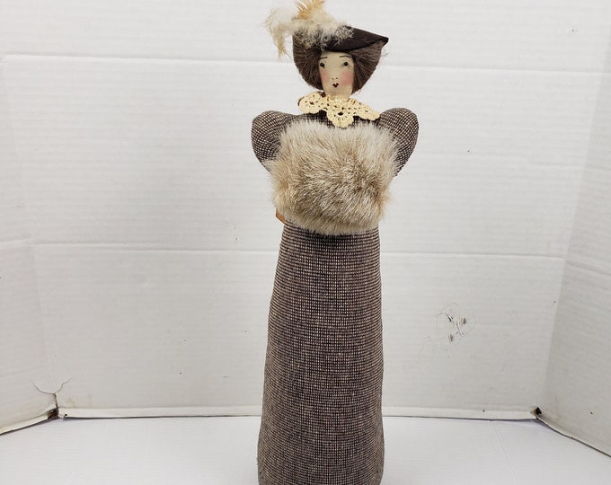 Vintage 1979 Nancy Camden Hauser 17” Primitive Victorian Doll Horton ...