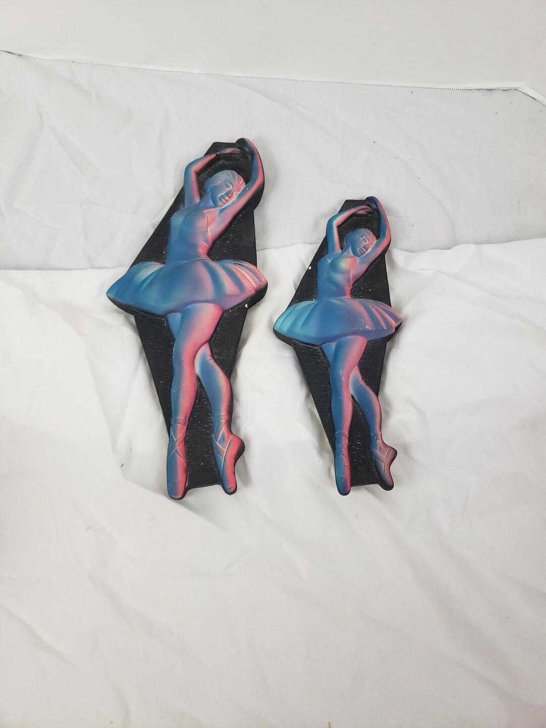 Vintage Chalkware Ballerina Wall Plaques Miller Studio 1964 - Etsy