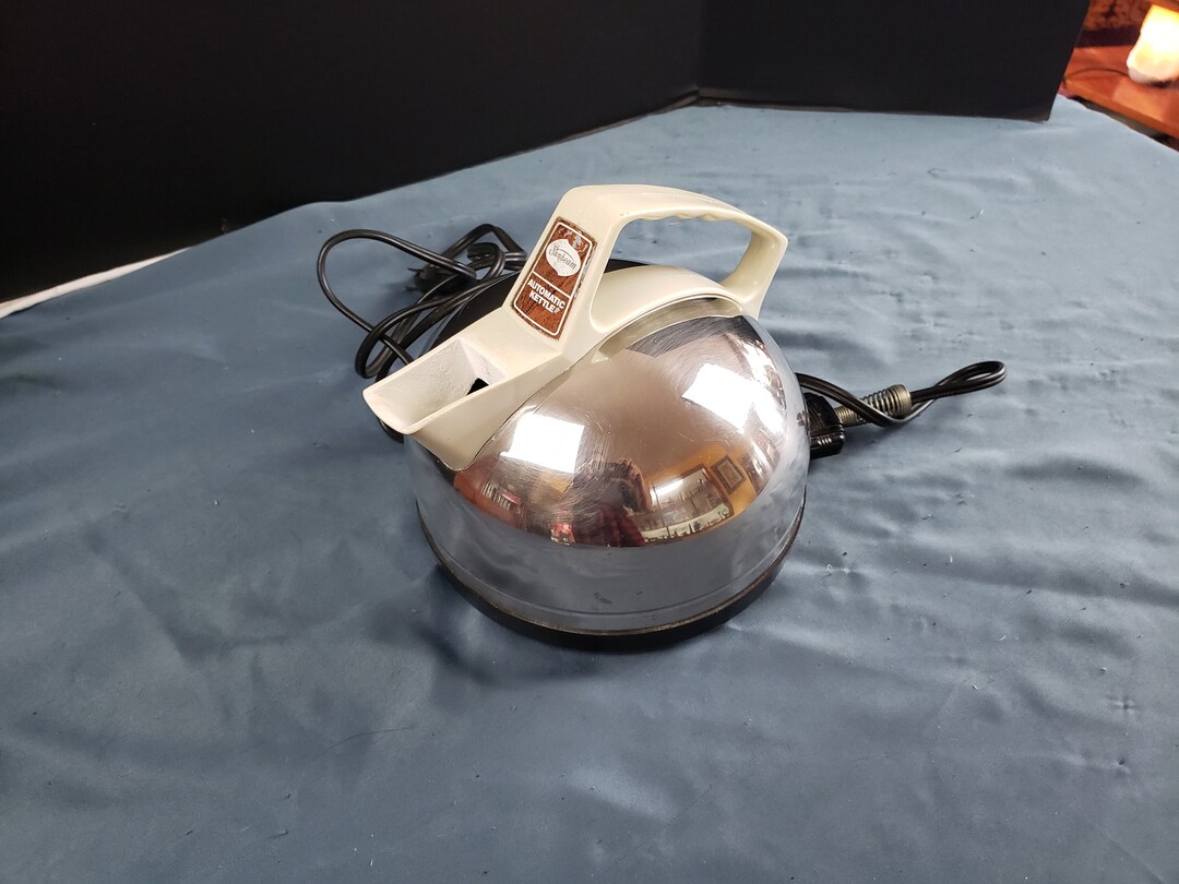 Vintage Sunbeam Automatic Electric Retro Kettle Model K 23 Yellow ...
