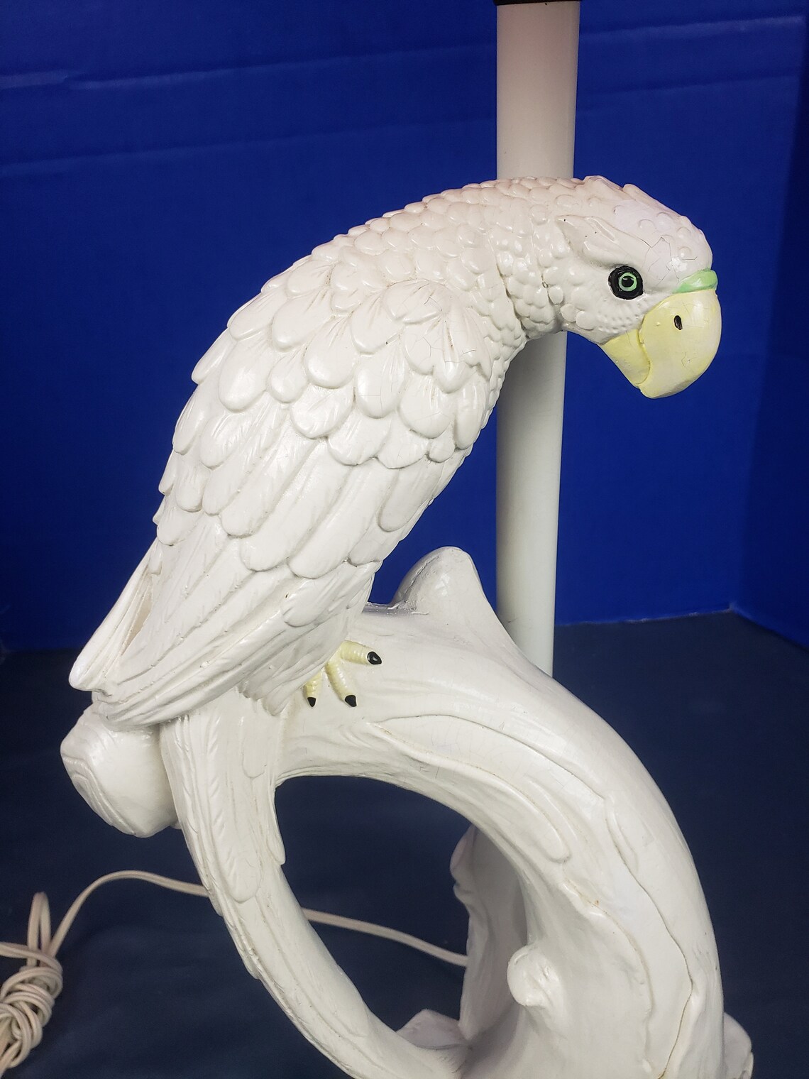 Vintage Chalkware Parrot Ceramic Lamp Continental Studios of GA 1979 - Etsy