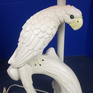Vintage Chalkware Parrot Ceramic Lamp Continental Studios of GA 1979 - Etsy