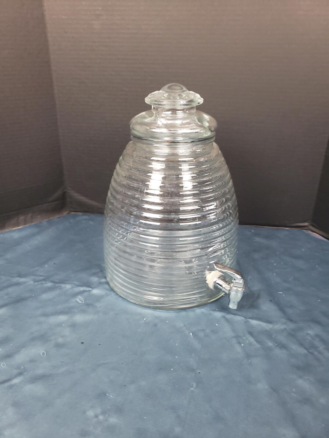 Large Glass Beehive Shaped Beverage Drink Dispenser 14" Tall X 9.5" - Etsy
