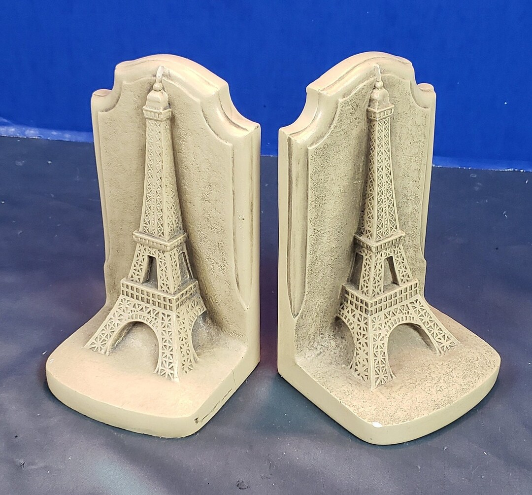 Historical Wonders Collection Eiffel Tower Bookends Décor 8 X 4 - Etsy