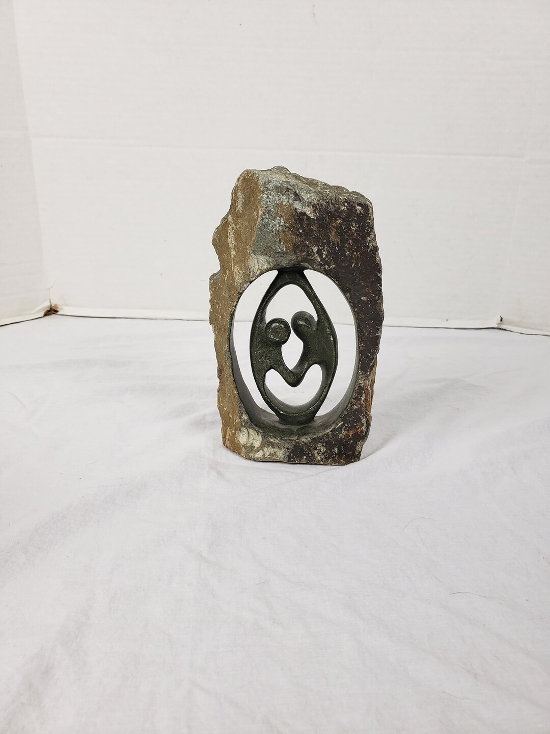 Shona Art Stone Hand Carved Ring of Love Washington Mariposa 2004 ...