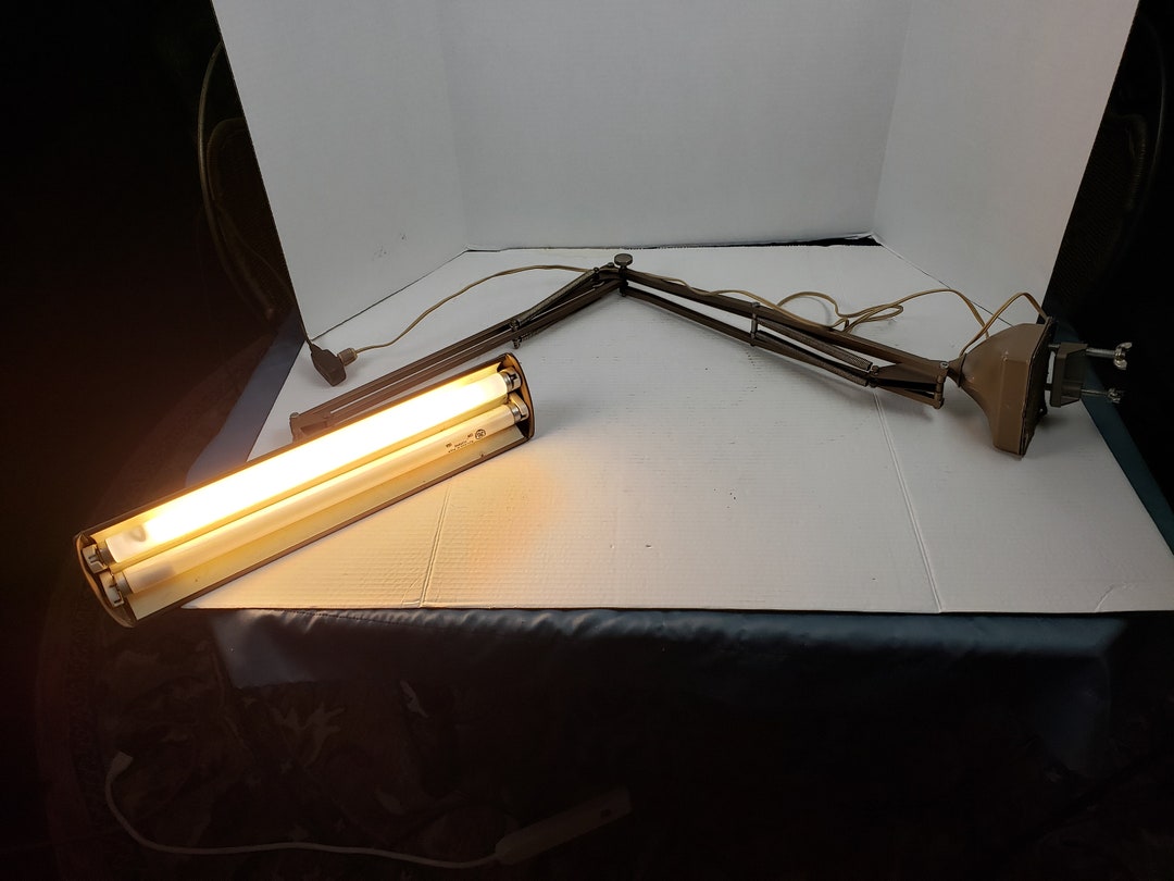 Mid Century Industrial Floating Drafting Light Desk Table Clamp Lamp - Etsy