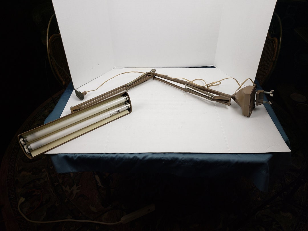 Mid Century Industrial Floating Drafting Light Desk Table Clamp Lamp - Etsy