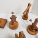 Five Handmade Wood Robotic Models Classroom Display Educational Tools ...