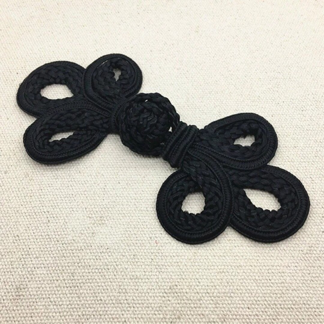 5 Pairs Handmade Beaded Chinese Frog Closures Buttons Knot Fastener for ...