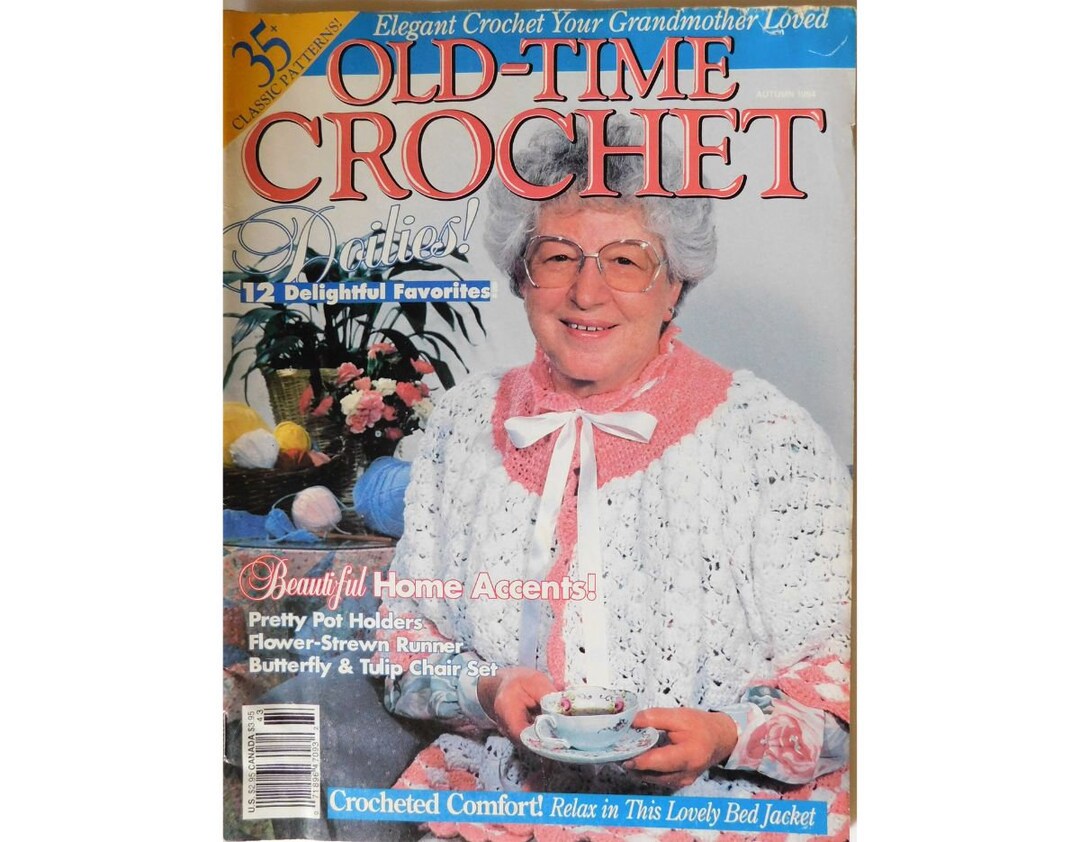 Old-time Crochet Fall 1994, Vintage Patterns, House of White Birches ...