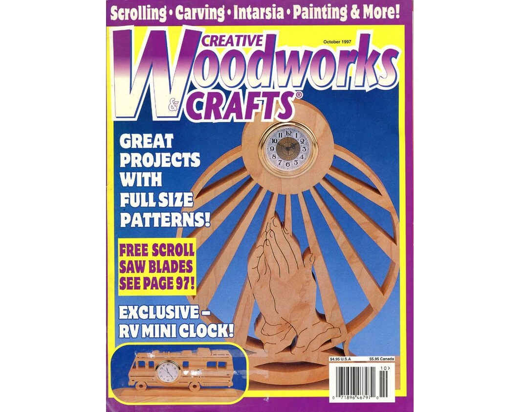 Creative Woodworks & Crafts Oct. 1997, Scroll Saw and Woodworking ...
