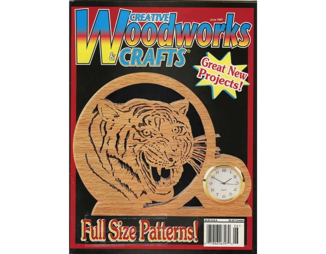 Creative Woodworks & Crafts June 1997, Scroll Saw and Woodworking ...