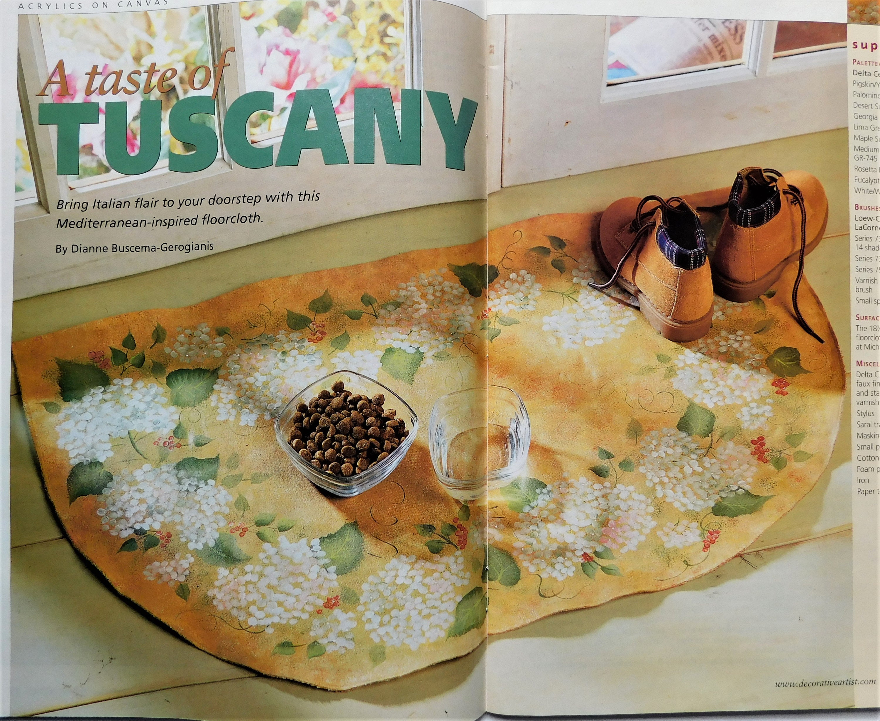 Decorative Artist's Workbook Feb. 2003, Decorative Painting ...