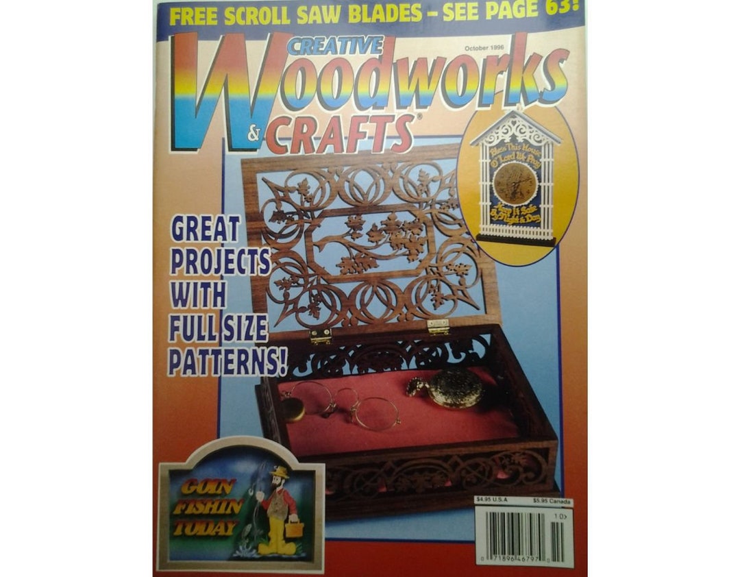 Creative Woodworks & Crafts Oct. 1996, Scroll Saw and Woodworking ...