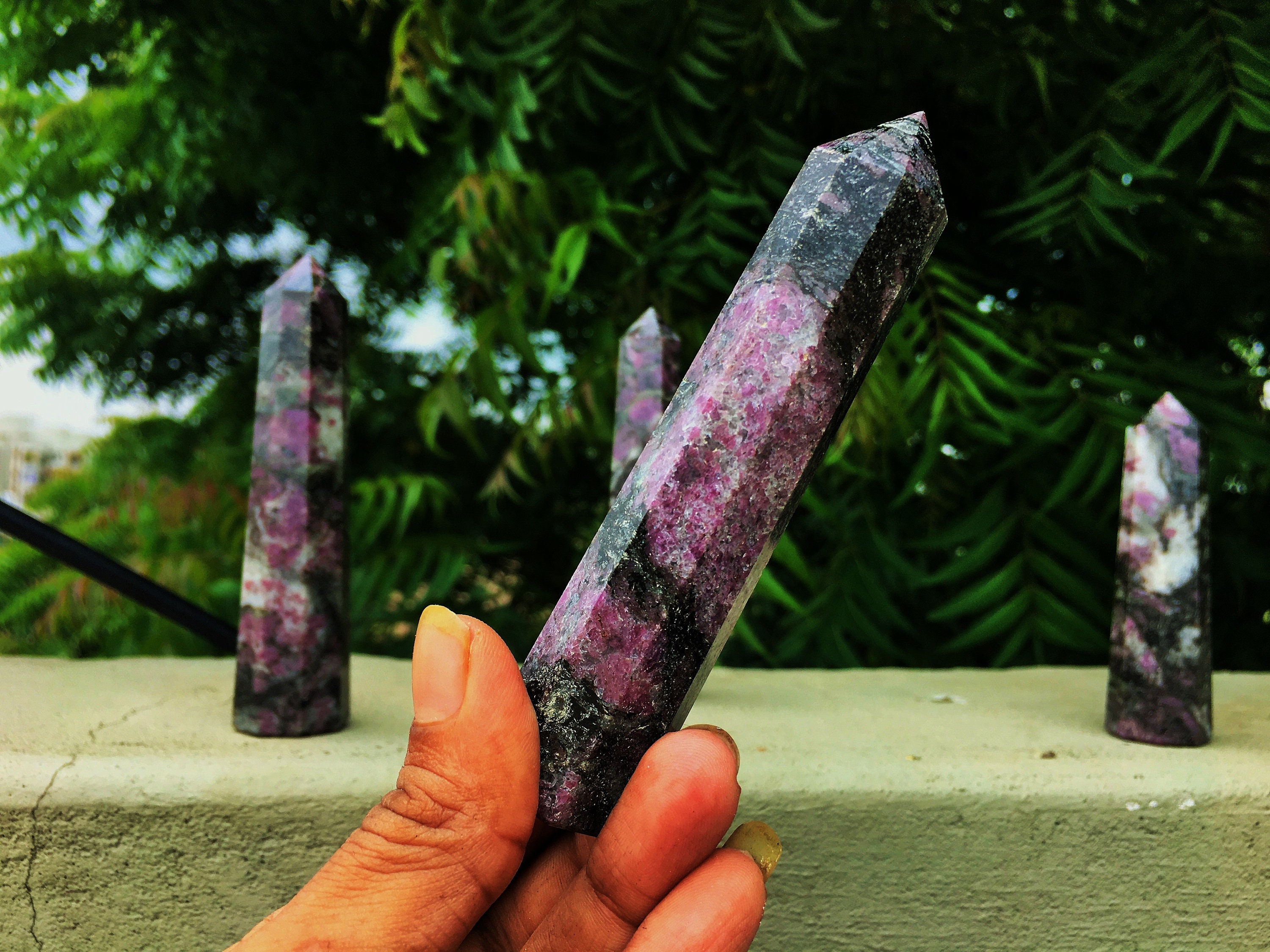 Attractive 115mm4.52inch Ruby in Matrix Natural - Etsy